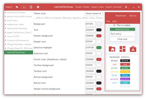 Improve Materia Theme Color Options · Issue 182 · Themix Project