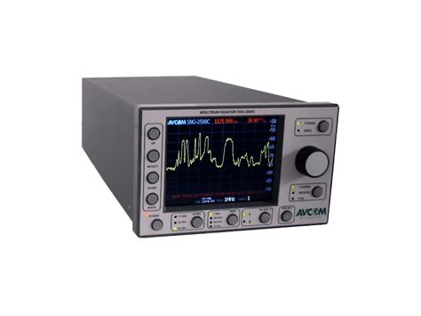 Avcom Sng 2500c Rack Mount Spectrum Analyzer 5mhz 2500mhz With Display Tequipment