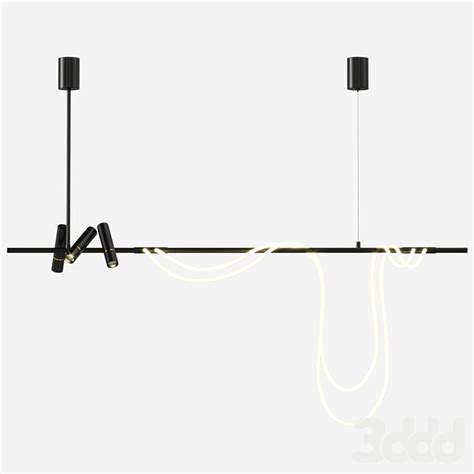 Современные черные потолочные светильники