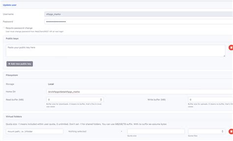 sftpgo directory not found support nethserver community
