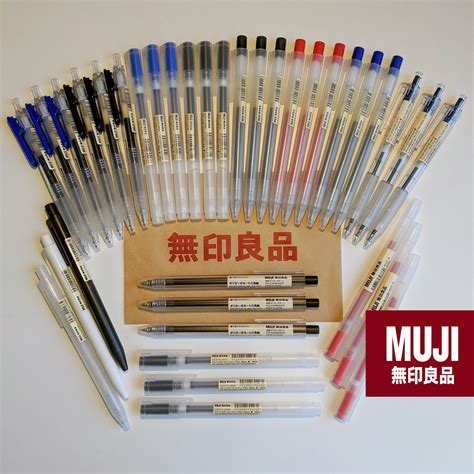 Japanese Pens Muji Muji Pen Retractable Gel Ink Bollpoint
