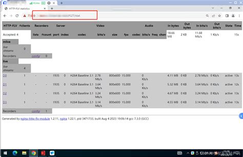 Linuxnginx Flv Moduleffmpeg实现搭建简易流媒体服务器将rtsp流转flv格式在web端和微信小程序实时