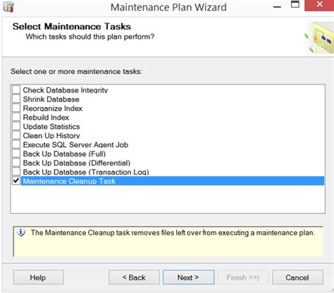 Deleting Files With A Specified Extension In A Folder Using Maintenance