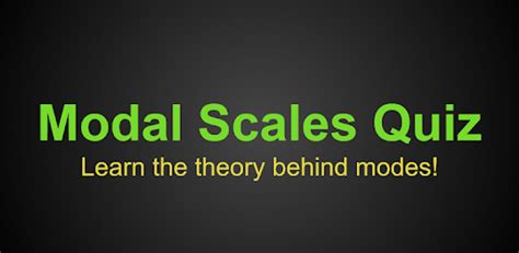 modal scales theory quiz pro android app