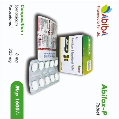Lornoxicam And Paracetamol Tablets At Rs 1600box Lornoxicam