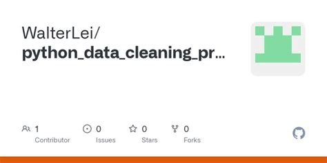 Walter Lei on LinkedIn: GitHub - WalterLei/python_data_cleaning_project