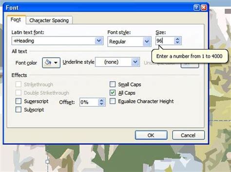 Change The Font Size Of PowerPoint 2007 Text Dummies