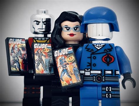 Lego Cobra Commander Baroness And Destro With Their Toys R Gijoe