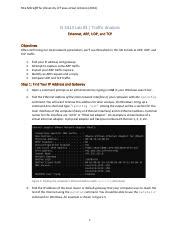 Mastering Traffic Analysis ARP UDP And TCP With Wireshark Course Hero