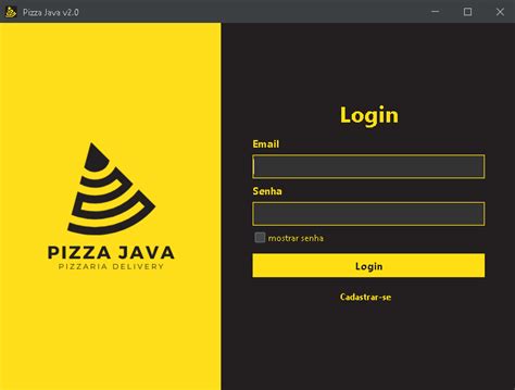 Github Antmarinhopizza Java Aplicação Com Back End E Front End Para Pizzaria Delivery