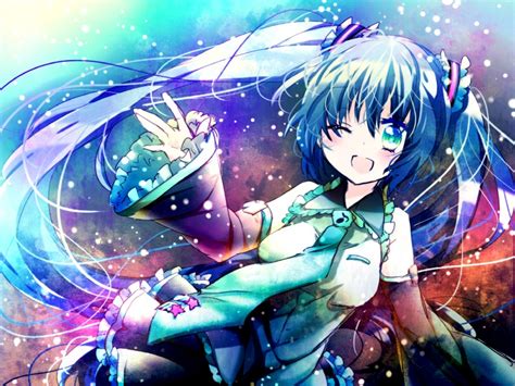 Hatsune Miku Vocaloid Drawn By Riichu Danbooru