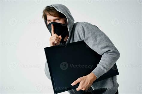 hacker hooded head hacking technology security lifestyle 23762805 stock