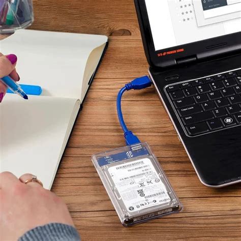 Inch USB External Hard Drive Enclosure SATA Transparent Casing At Piece USB