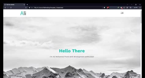 My Front End Journey With Html And Css Ali Mohamed Posted On The Topic