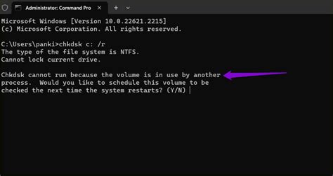 أفضل 6 إصلاحات لعدم تشغيل CHKDSK على Windows أحلى هاوم