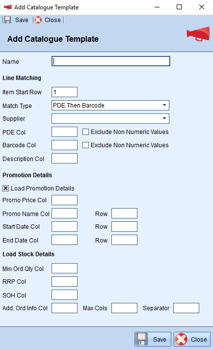 Loading Catalogue With Excel File Z Software