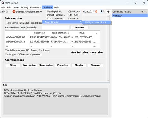 A To Z Tutorial Example Analysis RNAlysis Documentation