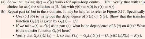 Solved Exercise 5 6 2 Consider A System Governed By The Ode