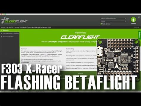 Flashing Betaflight On X Racer F303 F3 Flight Controller YouTube