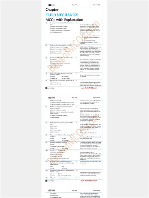 Fluid Dynamics Physics 11 Pdf