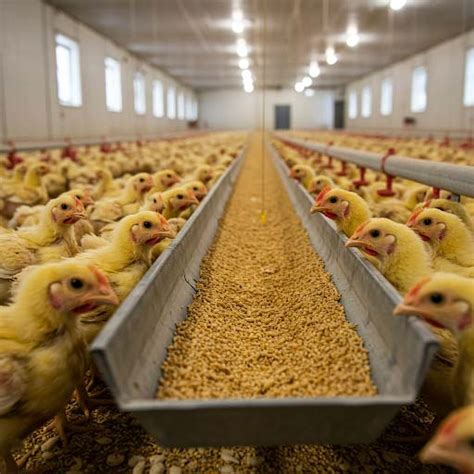 The Effects Of Particle Size Feed Form And Extrusion On Broiler Chick Performance And