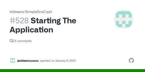 starting the application · issue 528 · bitbeans simplednscrypt · github