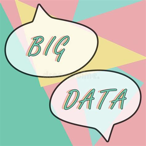 Inspiration Showing Sign Big Data Internet Concept Sets That So