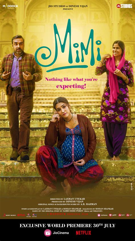 Kriti Sanon Mimi Will Stream On Jio Cinema And Netflix From The 30th Of