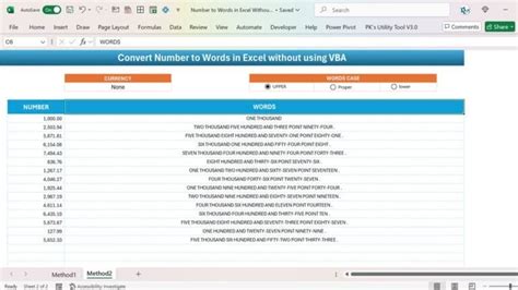Number To Words In Excel Without Vba A Comprehensive Guide Pk An