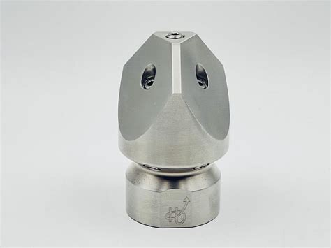 Sewer Dredging Hardened Stainless Steel Ceramic Core Nozzle Penetrator