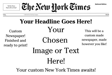 The New York Times Custom Made Digital Newspaper Finished And Ready To