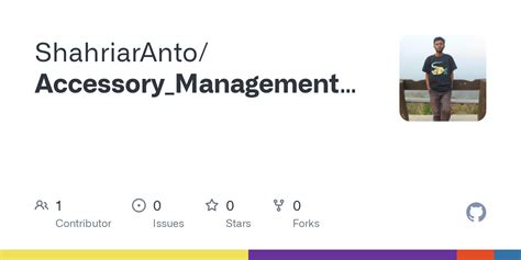 GitHub ShahriarAnto Accessory Management System