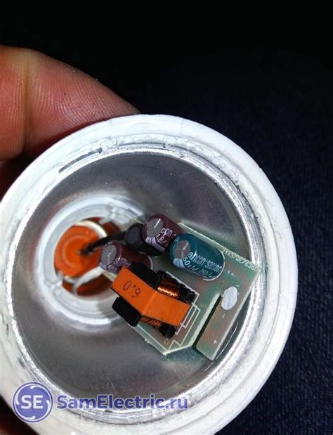 Драйвер внутри светодиодной лампы | Electronics projects diy, Diy ...
