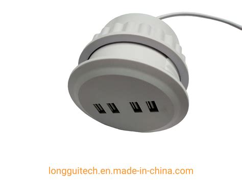 Multifunctional Office Table Bedside Bookcase Row USB Power Furniture Socket USB Charging