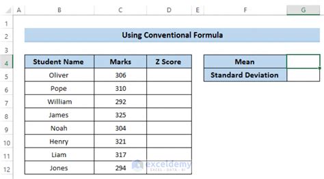 How To Calculate Z Score In Excel 2 Easy Methods Exceldemy