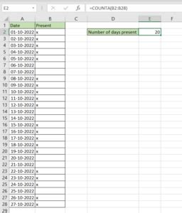 How To Count X In Excel SpreadCheaters