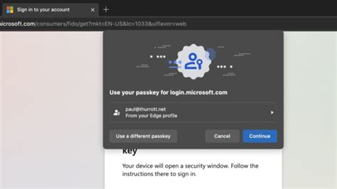 Hands On Microsoft Account Passkey Support Thurrott Com