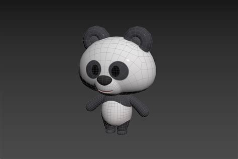 Character129 Rigged Panda 3d Model Turbosquid 1760481