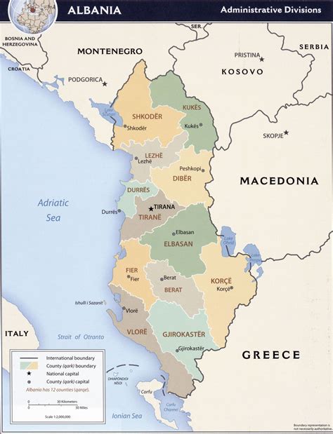 Maps Of Albania Carte