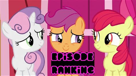 Mlp Cmc Episode Ranking Youtube