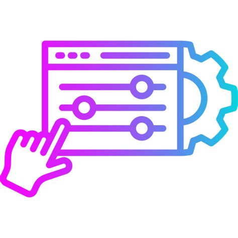 Control Generic Gradient Outline Icon