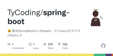 Github Tycodingspring Boot 整合springboot2xmybatis，结合vuejs简单实现crud业务