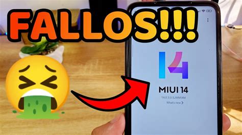 Lamentable XIAOMI ERRORES En MIUI GLOBAL LISTA COMPLETA YouTube