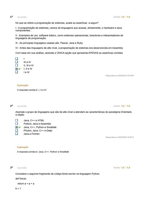 Ava Paradigmas De Linguagens De Programação Em Python Pdf