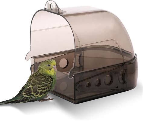 Ibwell Parakeet Bird Bath For Cage Cockatiel Bird Bath