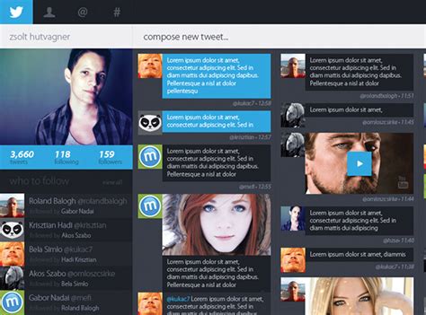 Twitter Redesign Concept On Behance
