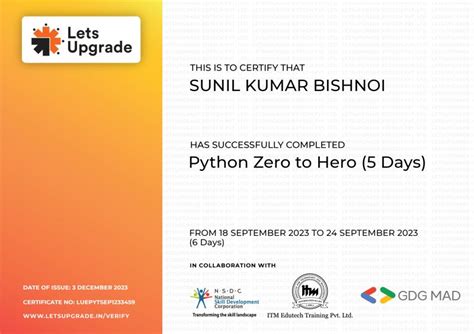 sunil bishnoi on linkedin hey everyone i am excited to share that i have completed the python