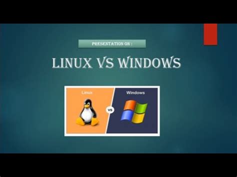 Linux Vs Windows PPT YouTube