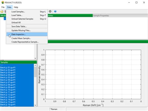 Getting Started With Data Exploration Peaxact Viewer Tutorial S