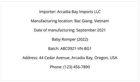 Cpsia Tracking Label Guide For Importers And Amazon Sellers